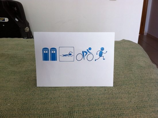 Turkey Day 1- Coolest Good Luck Card for Triathlon - A Simple Life of ...