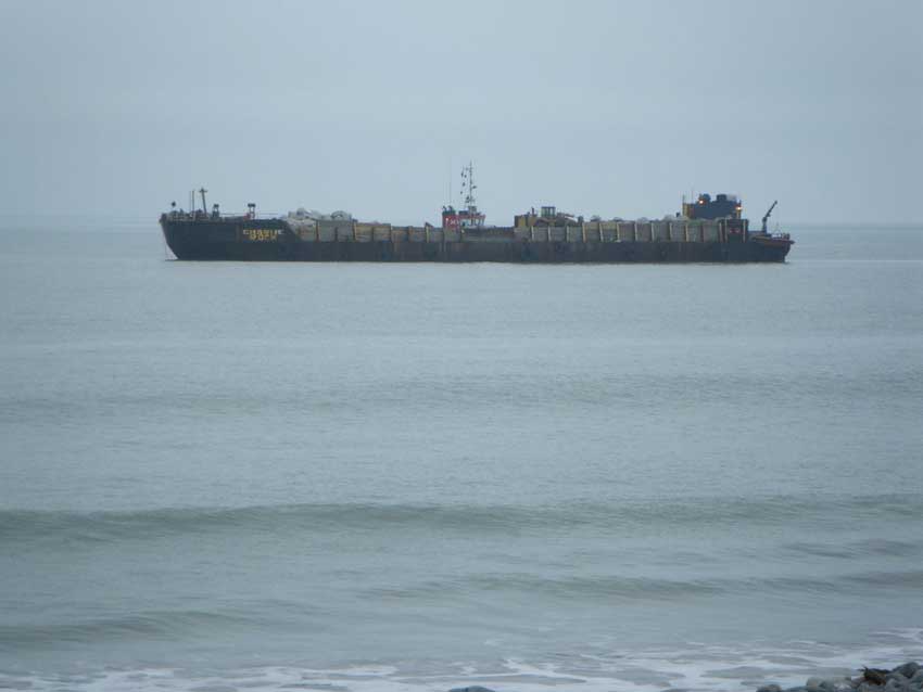 Barge Unloading at Borth - A Simple Life of Luxury