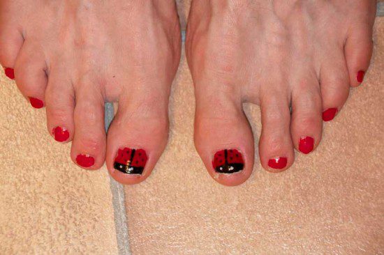 Ladybird Toenails - A Simple Life of Luxury