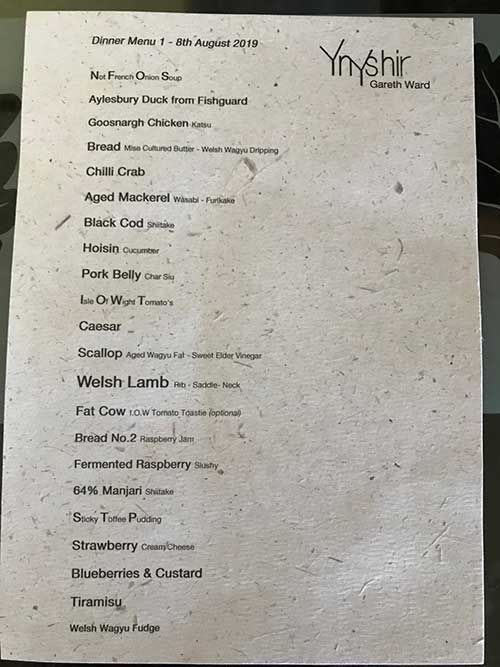 Fine Dining at Ynyshir Hall - A Simple Life of Luxury