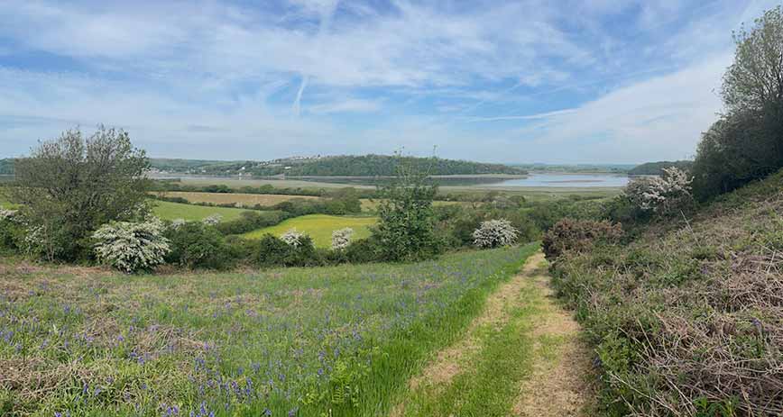 Wales Coast Path Run - Llansteffan to Laugharne - A Simple Life of Luxury