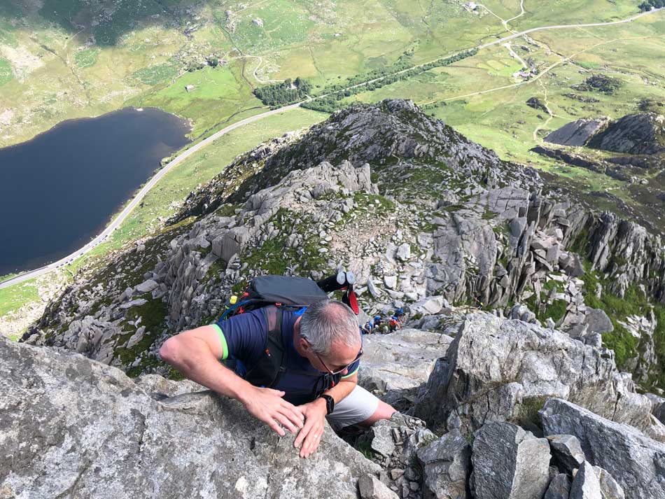 'Baldly' Scrambling on Tryfan - A Simple Life of Luxury